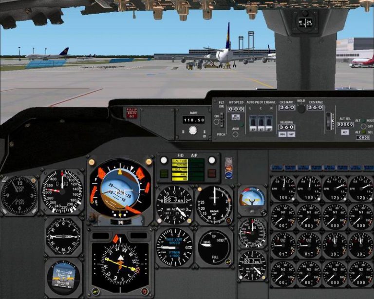 Boeing 747-100, 200, 300 & SP panel - Flight Simulator 2002 Mod