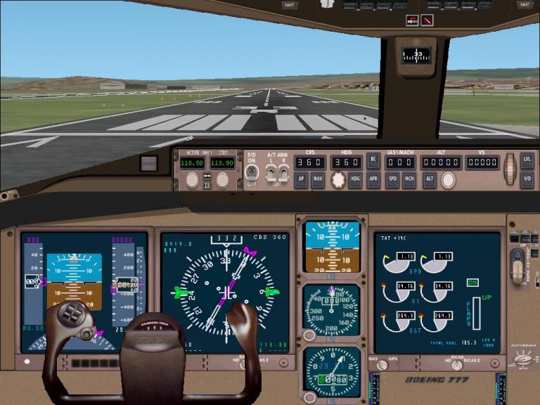 Boeing 777 panel (fs200x standard/PRO) - Flight Simulator 2002 Mod