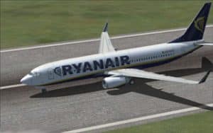FSX Boeing 737_800 Ryanair Textures - Microsoft Flight Simulator X Mod