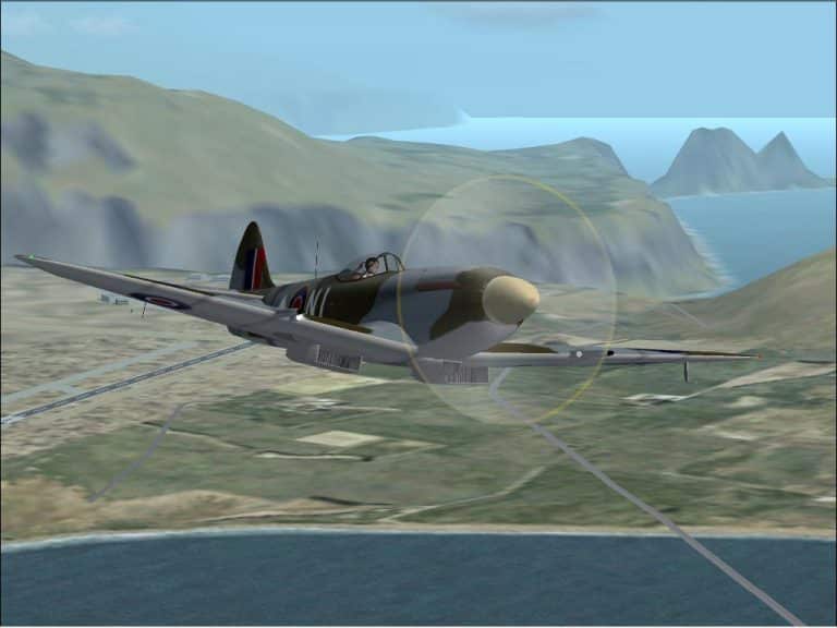 Spitfire Mk XIV (bubble canopy, photorecce version) For FS2002 Pro ...