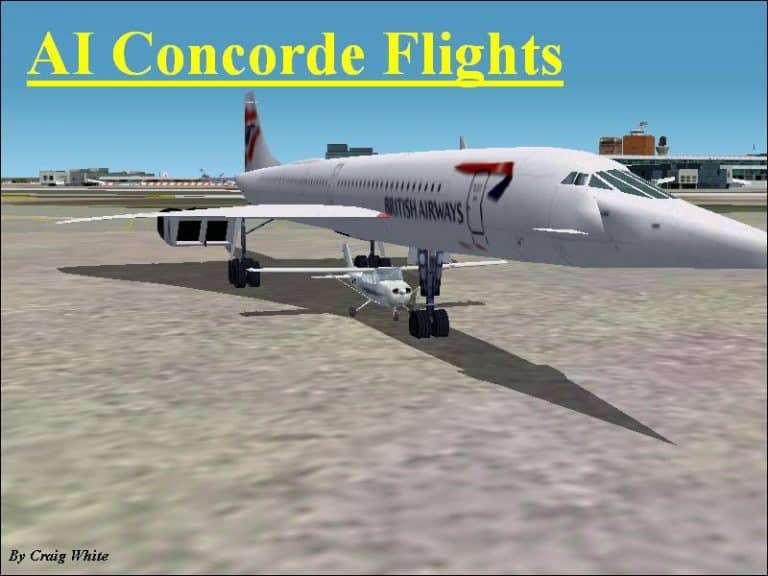 AI flight plans for the Concorde in FS2002 - Flight Simulator 2002 Mod