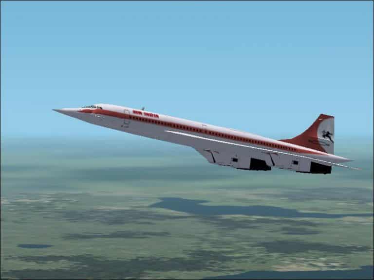 FS2002 Concorde Air India - Flight Simulator 2002 Mod