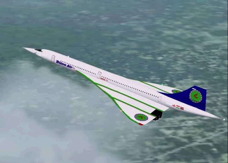 FS2002 Fully updated Bijon Air Concorde - Flight Simulator 2002 Mod
