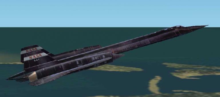 FS2002 SR-71 Repaint - Flight Simulator 2002 Mod