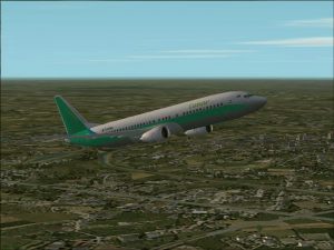 FS2002 default B737-400 repaint - Flight Simulator 2002 Mod