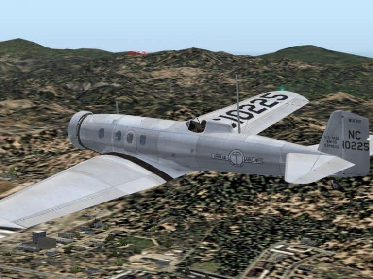 FS2004 Boeing 221A Monomail - Flight Simulator 2004 Mod