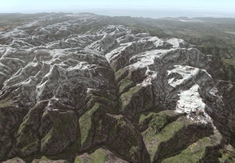 FS2004 Himalayas LOD9 Base Mesh - Flight Simulator 2004 Mod