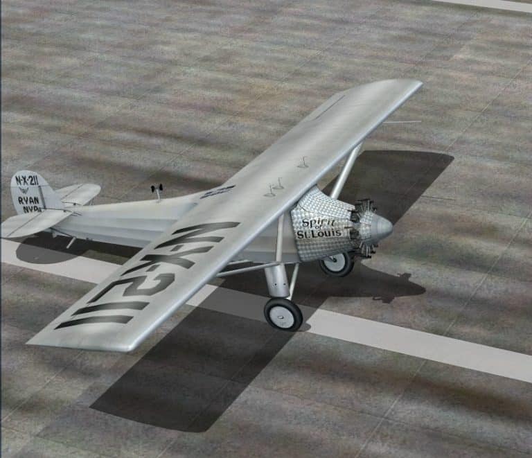 FS2004 Texture fixes for the default Spirit of St. Louis paintwork ...