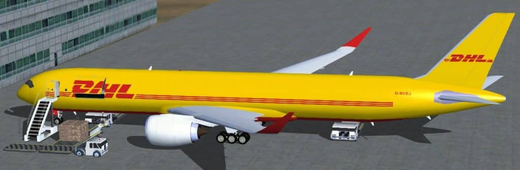 FSX Airbus A350-900F DHL Cargo - Microsoft Flight Simulator X Mod