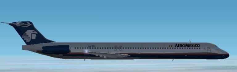 FSX Boeing MD-83 "Aeromexico. - Microsoft Flight Simulator X Mod