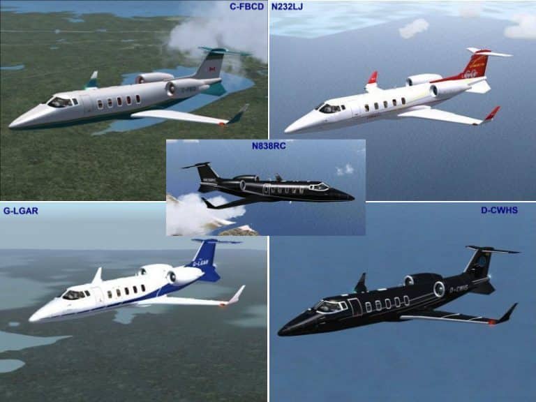 FSX Bombardier Learjet 60 Package - Microsoft Flight Simulator X Mod