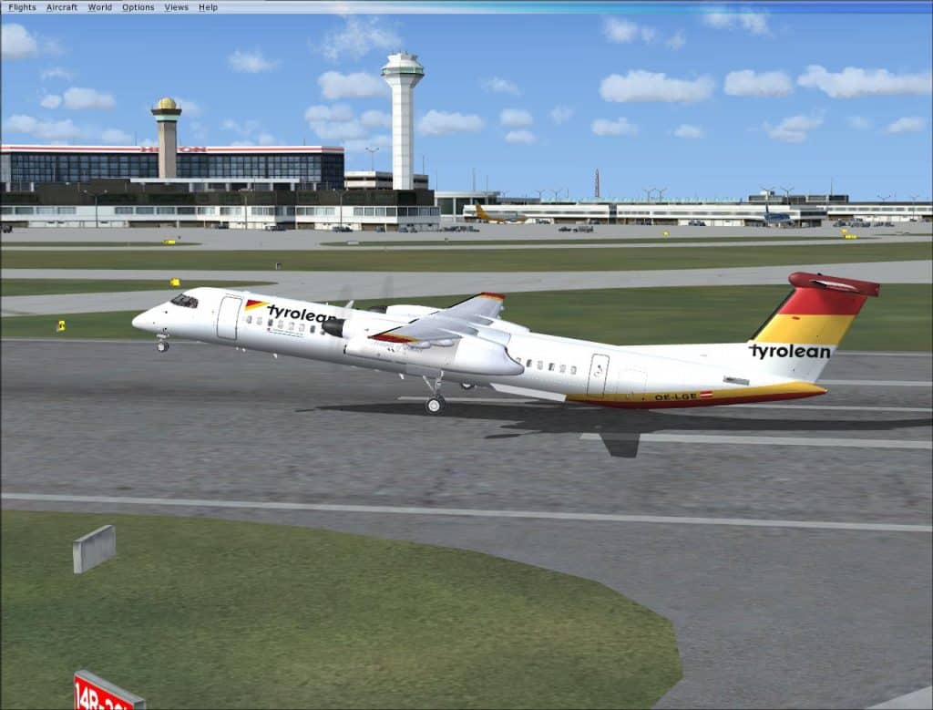 FSX Dreamwings Bombardier DHC 8 Q-400 Tyrolean. - Microsoft Flight ...
