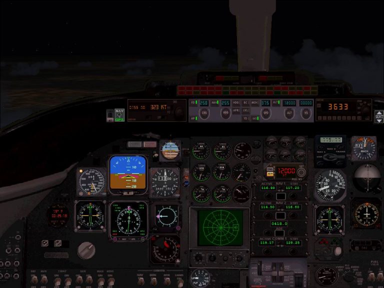 FSX Lear 45 Panel - Microsoft Flight Simulator X Mod