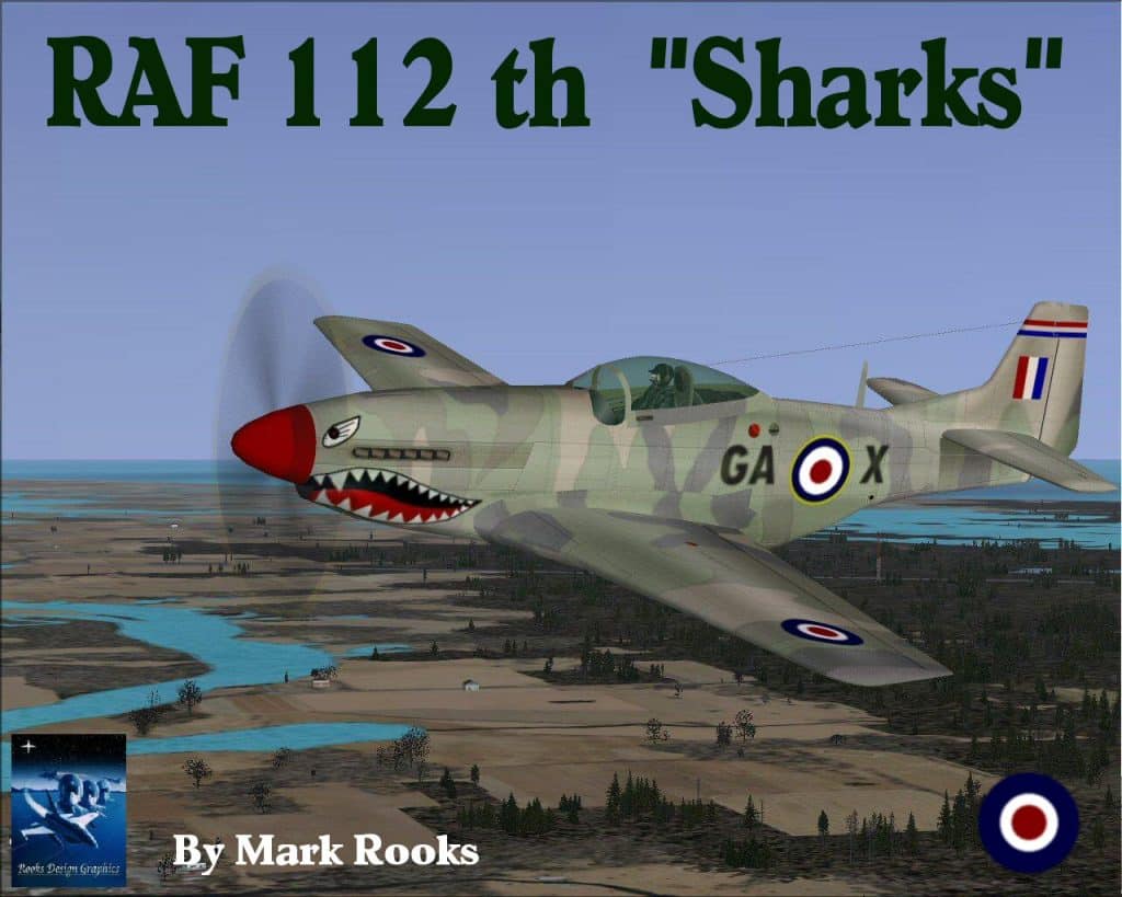 FSX P-51 Mustang RAF 112 th Squadron - Microsoft Flight Simulator X Mod