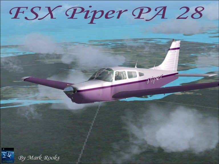 FSX Piper PA28-201 - Microsoft Flight Simulator X Mod
