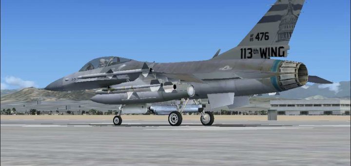 FSX Aerosoft F-16 313sqn 55 Years Textures - Microsoft Flight Simulator ...