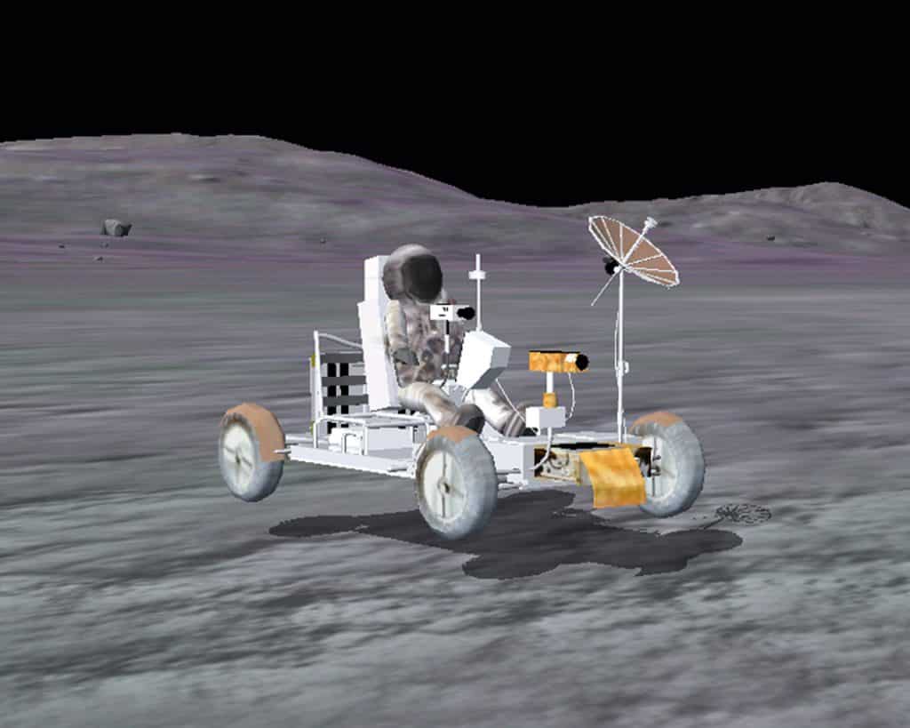 FSX/FS2004 Lunar Rover Version 1 - Microsoft Flight Simulator X Mod