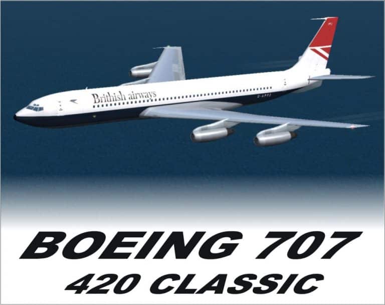 FSX/FS9 Boeing 707-420 British Airways Textures only - Microsoft Flight ...