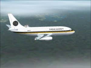 Purdue University B737-222 - Flight Simulator 2002 Mod