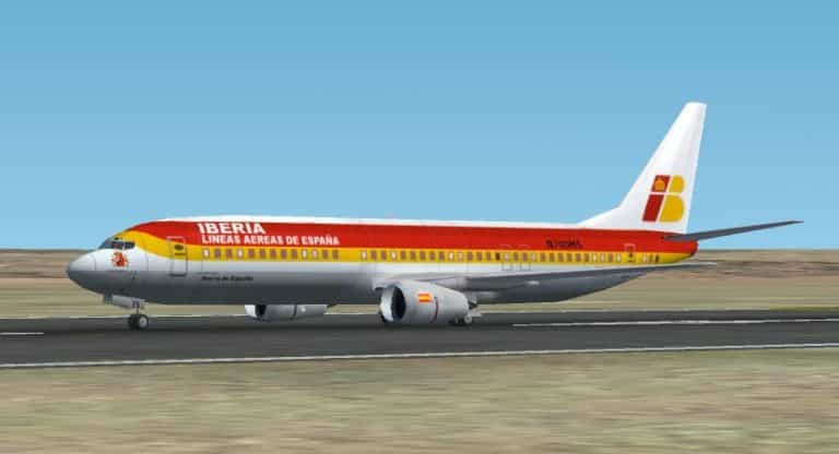 Repaint of FS2002 default 737-400 in the colours of IBERIA - Flight ...