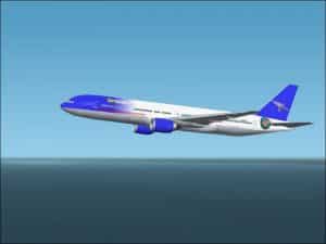 Repaint of the default FS2002 Boeing 777-300 in the (fictional) New ...