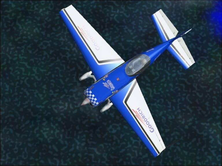 Blue and white repaint of the default FS2002 Extra 300S - Flight ...