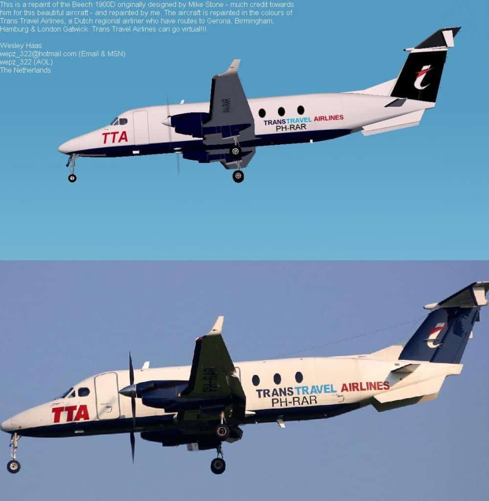 FS2002 Avior Beechcraft 1900D - Flight Simulator 2002 Mod