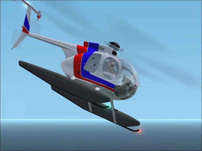 FS2002 Hughes 500D Amphibian - Flight Simulator 2002 Mod