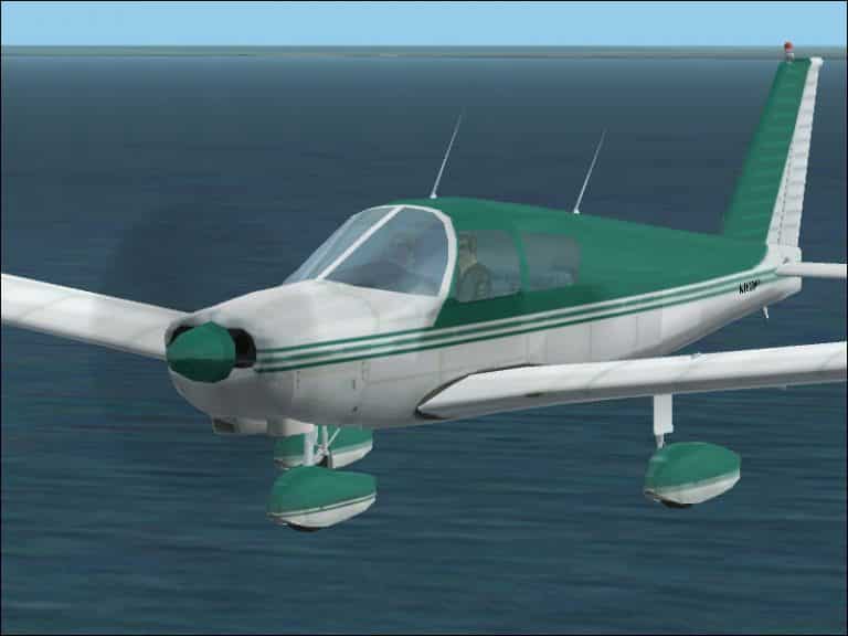 FS2002 Piper Cherokee 180 Repaint - Flight Simulator 2002 Mod