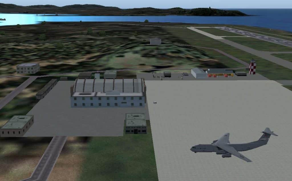 FS2004 Leeward Field, Guantanamo Bay Scenery - Flight Simulator 2004 Mod
