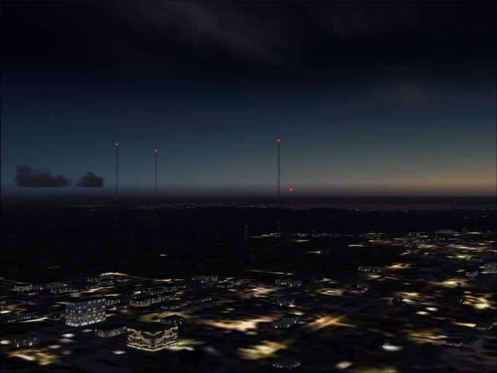 FS2004 Revised Improved Radio Tower Lighting - Flight Simulator 2004 Mod