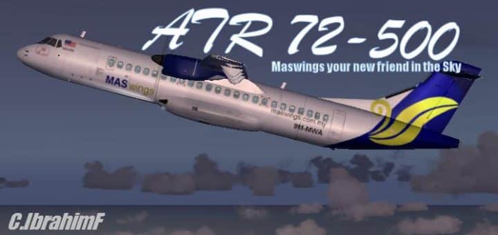 Flight 1 ATR72-500 Mas Wings Textures - Flight Simulator 2002 Mod