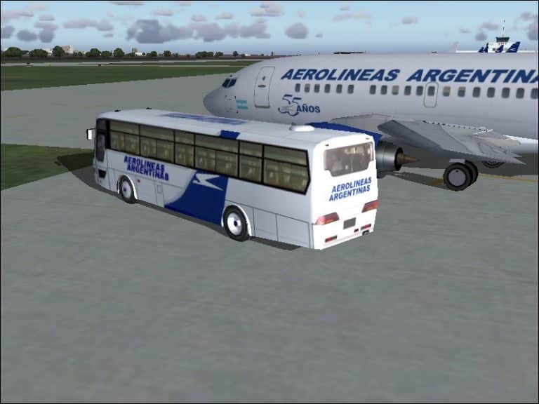 FS2004 Aerolineas Argentinas/Austral Official Bus transport - Flight ...