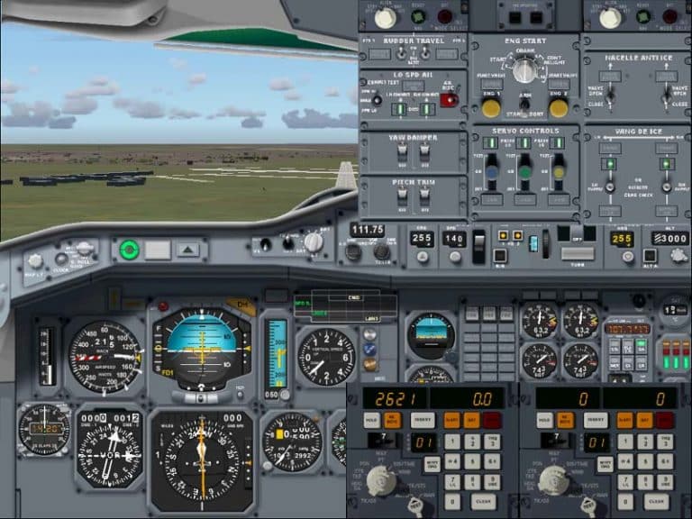 FS2004 Airbus A300 B4-2C panel by Benoit Gaurant version 3.0. Aircraft ...
