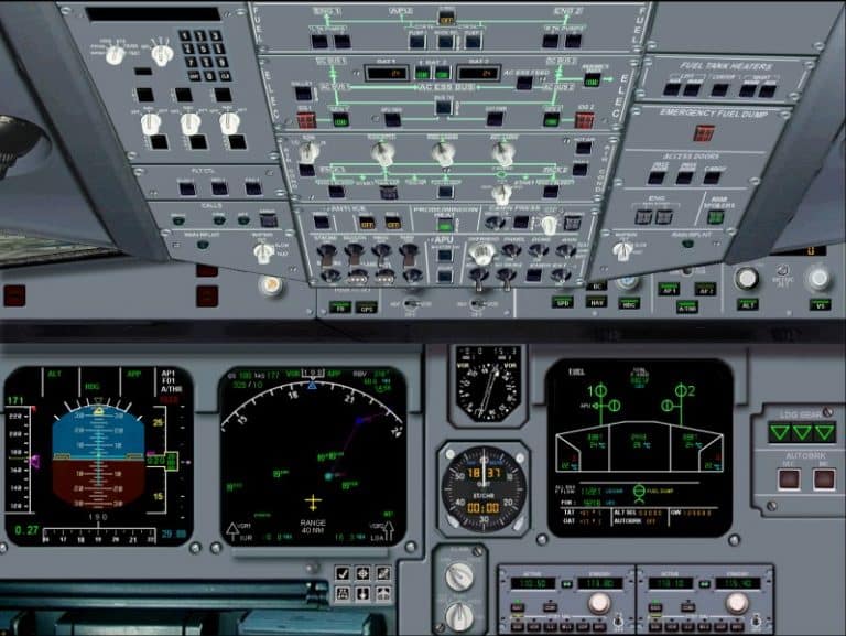 FS2004 Airbus A320 Panel - Flight Simulator 2004 Mod