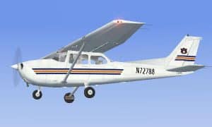 FS2004 Auburn University Cessna 172 Textures - Flight Simulator 2004 Mod