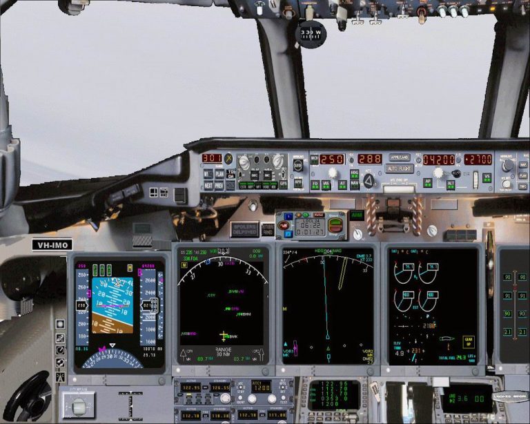 FS2004 Boeing 717-200 MD95 Panel - Flight Simulator 2004 Mod