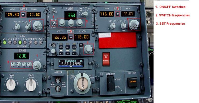 FS2004 Boeing 717 Panel (2) - Flight Simulator Addon / Mod