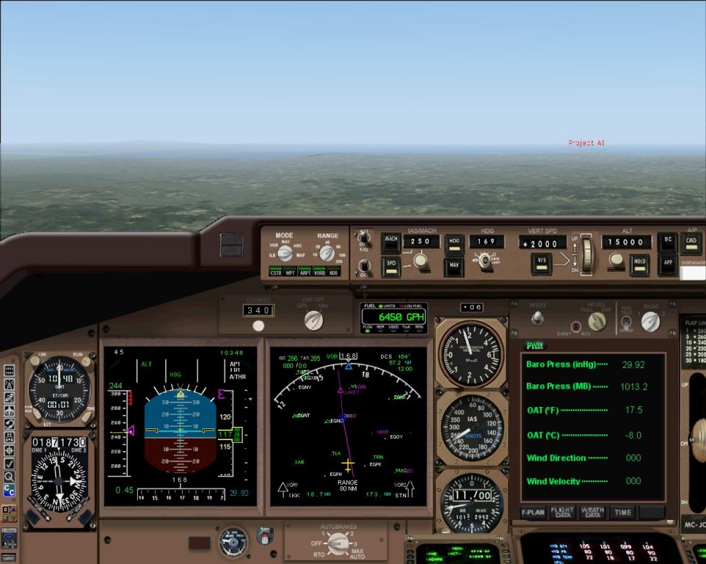 FS2004 Boeing 747-400 Panel (2) - Flight Simulator Addon / Mod
