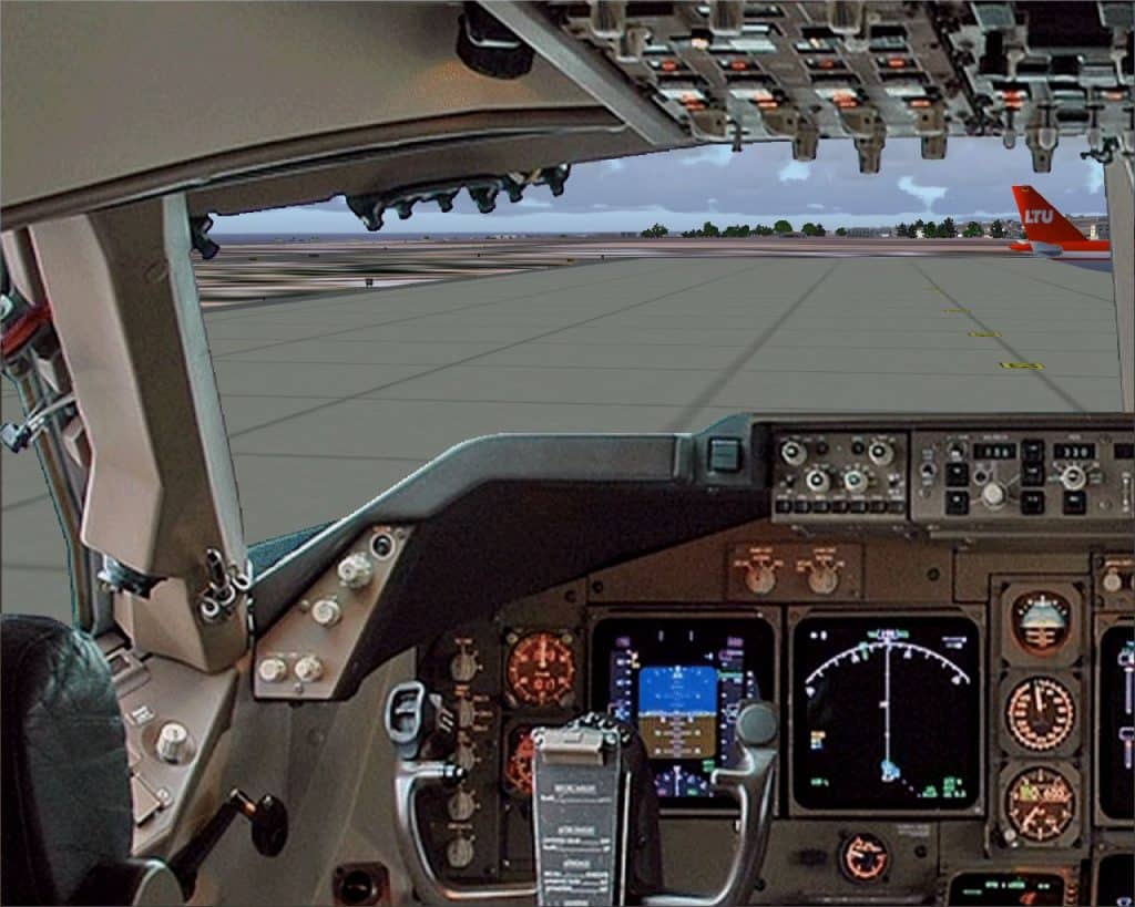 FS2004 Boeing 747-400 Photoreal Panel (1) - Flight Simulator Addon / Mod