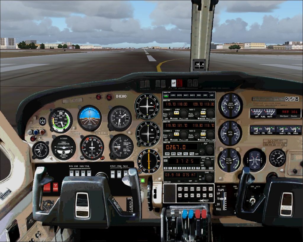 FS2004 Cessna-337 Photoreal panel - Flight Simulator 2004 Mod