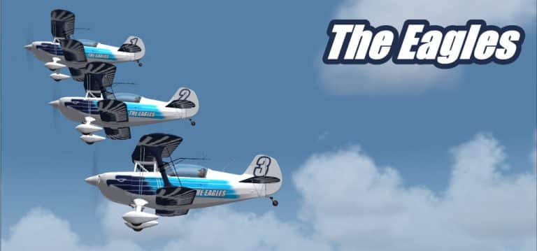 FS2004 Christen Eagle II 'The Eagles' Display team Textures pack ...