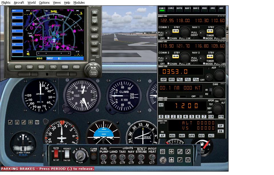 FS2004 Enhanced Jabiru Panel, - Flight Simulator Addon / Mod