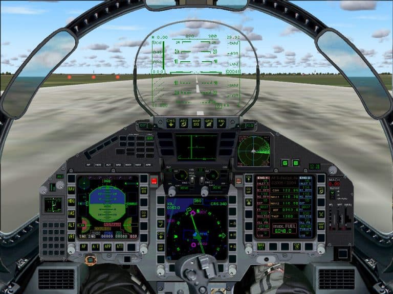 FS2004 Eurofighter Panel - Flight Simulator 2004 Mod