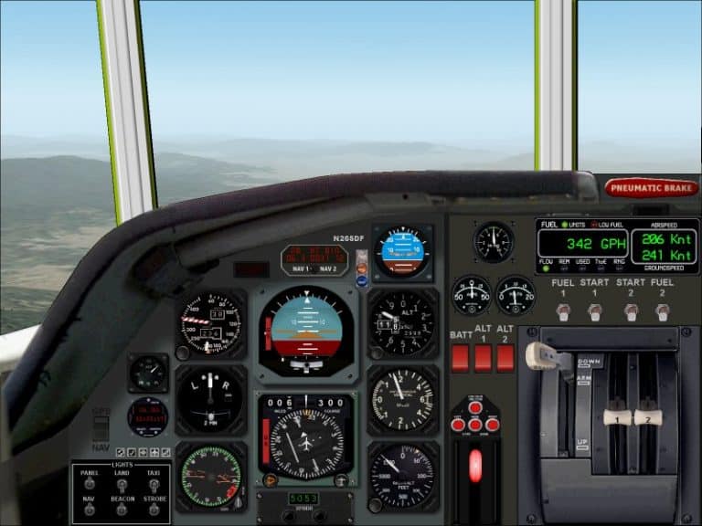 FS2004 Falcon 2000 Panel - Flight Simulator 2004 Mod