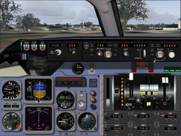 FS2004 MD80 Series Panel - Flight Simulator 2004 Mod