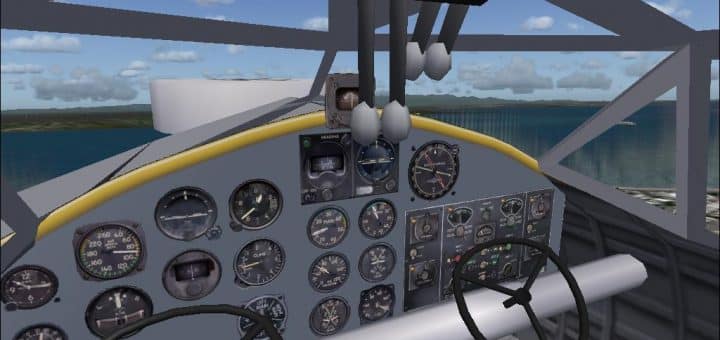 FS2004 Boeing 717 Panel - Flight Simulator 2004 Mod