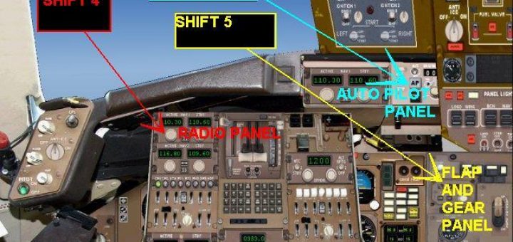 FS2004 Boeing 767 Panel - Flight Simulator 2004 Mod