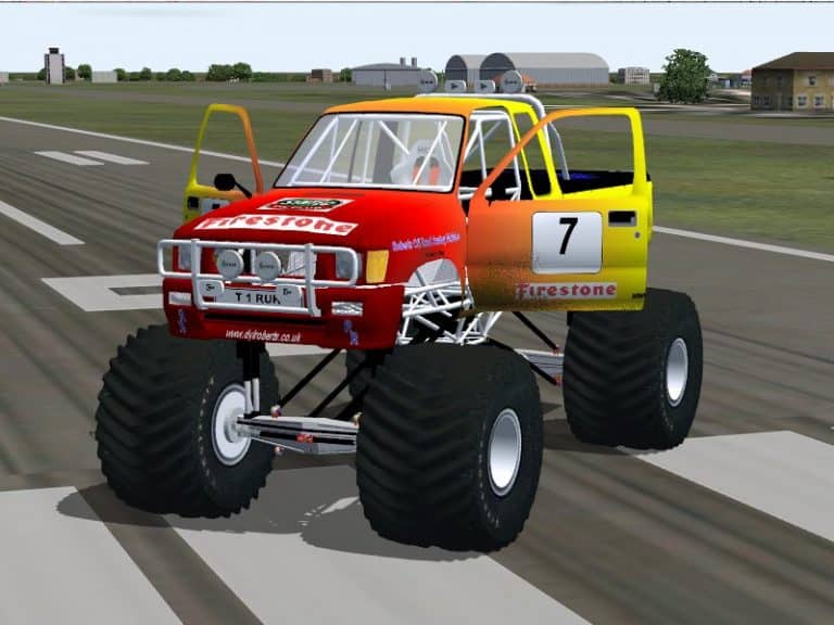 FS2004 Roberts Racing Monster Truck - Flight Simulator 2004 Mod