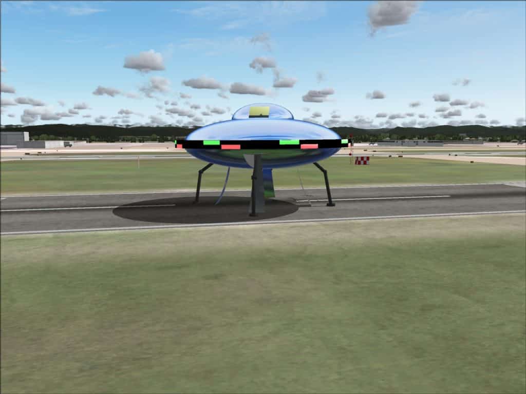 FS2004 UFO Spaceship - Flight Simulator 2004 Mod